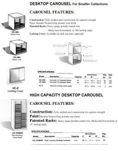 Desktop Carousel | Microfilm Products Company